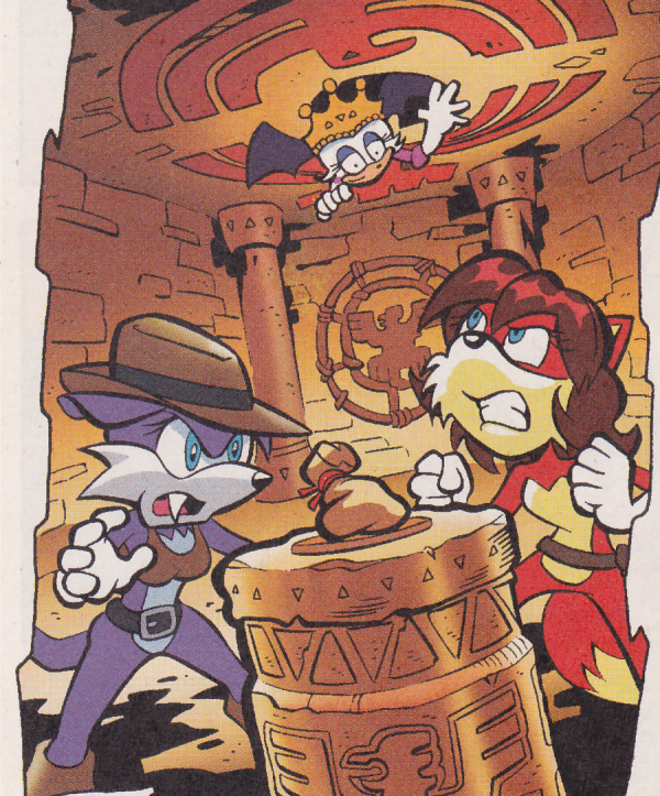 Fiona Fox Mobius Encyclopaedia Sonic The Hedgehog Comics
