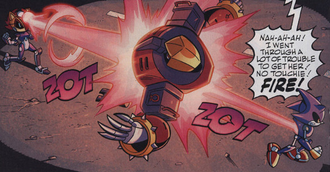 Mecha Sally Mobius Encyclopaedia Sonic The Hedgehog Comics