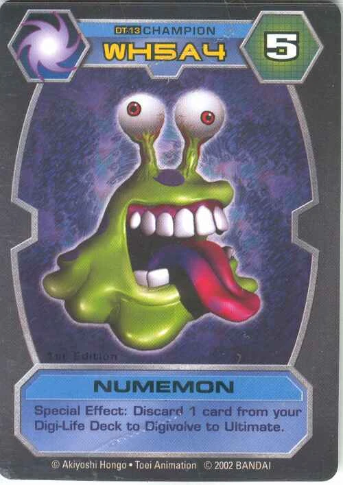 Card:Numemon - Digimon Wiki: Go on an adventure to tame the frontier ...