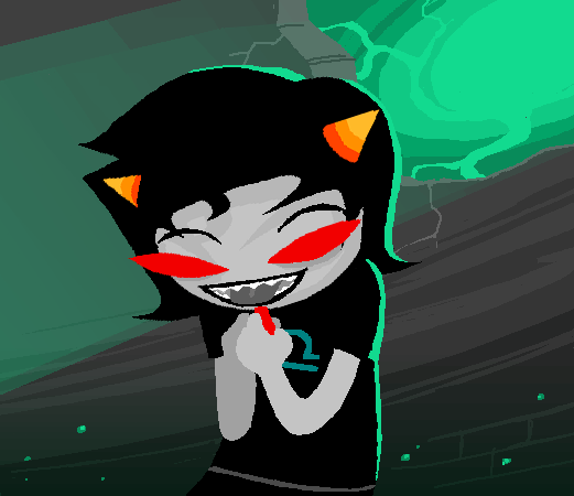 "Just1c3 1s bl1nd" :Terezi Pyrope: (Homestuck) Minecraft Skin