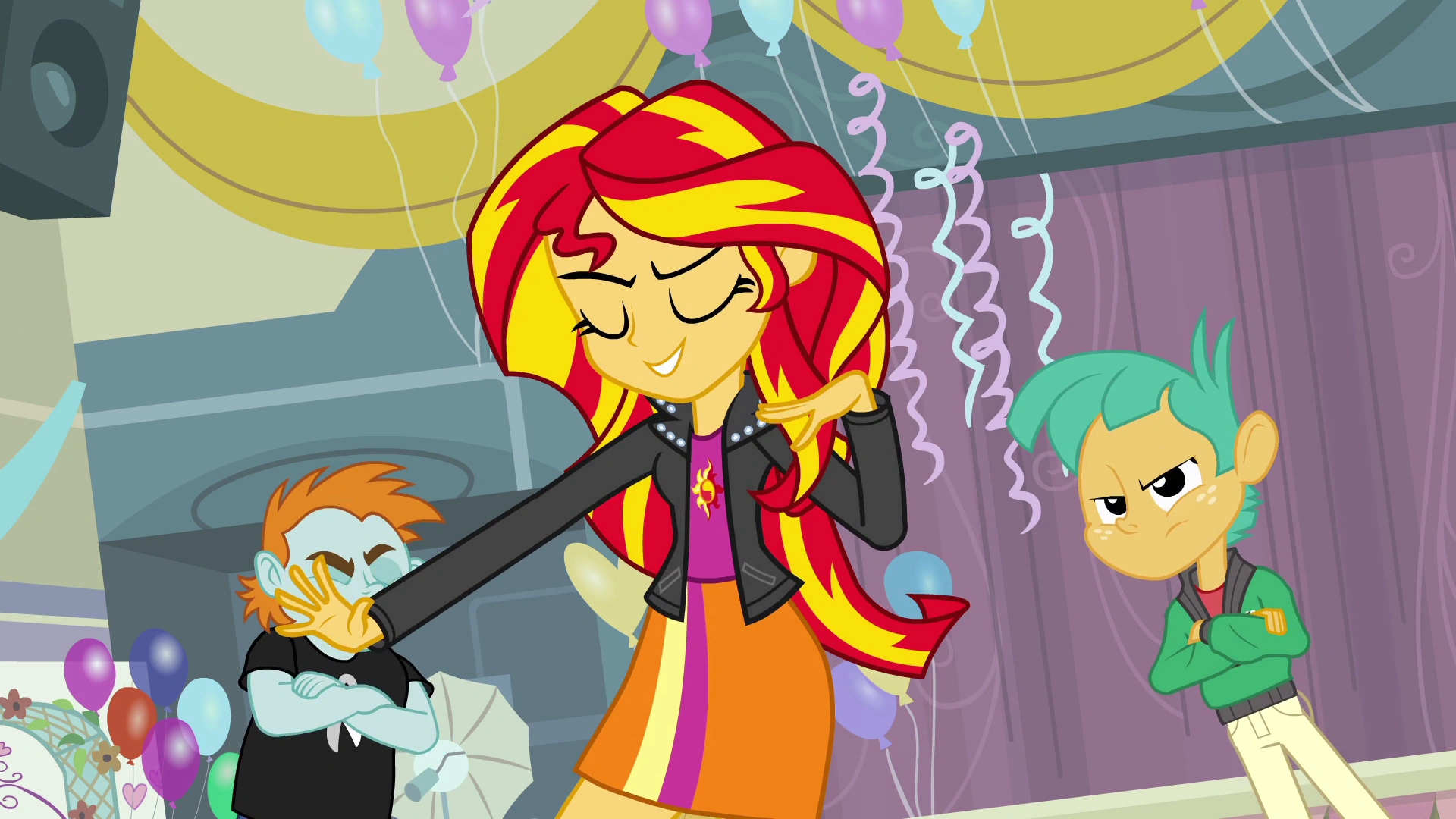 Image - Sunset Shimmer "running unopposed" EG.png - My Little Pony ...