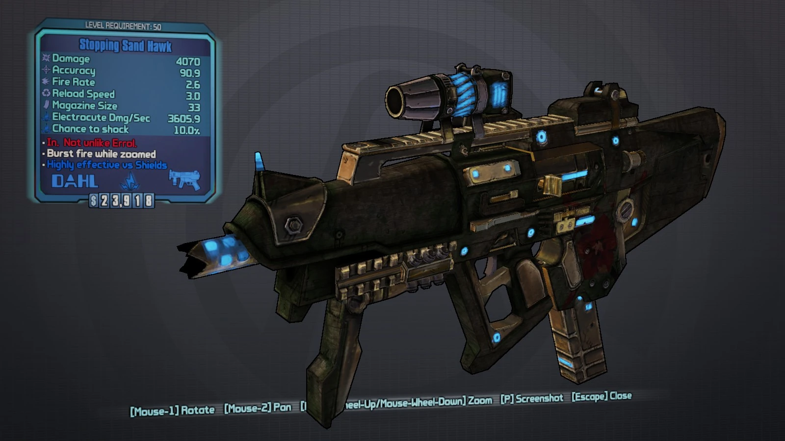 Sand Hawk/Variant Chart _ Borderlands 3 Sand Hawk – LZRNN