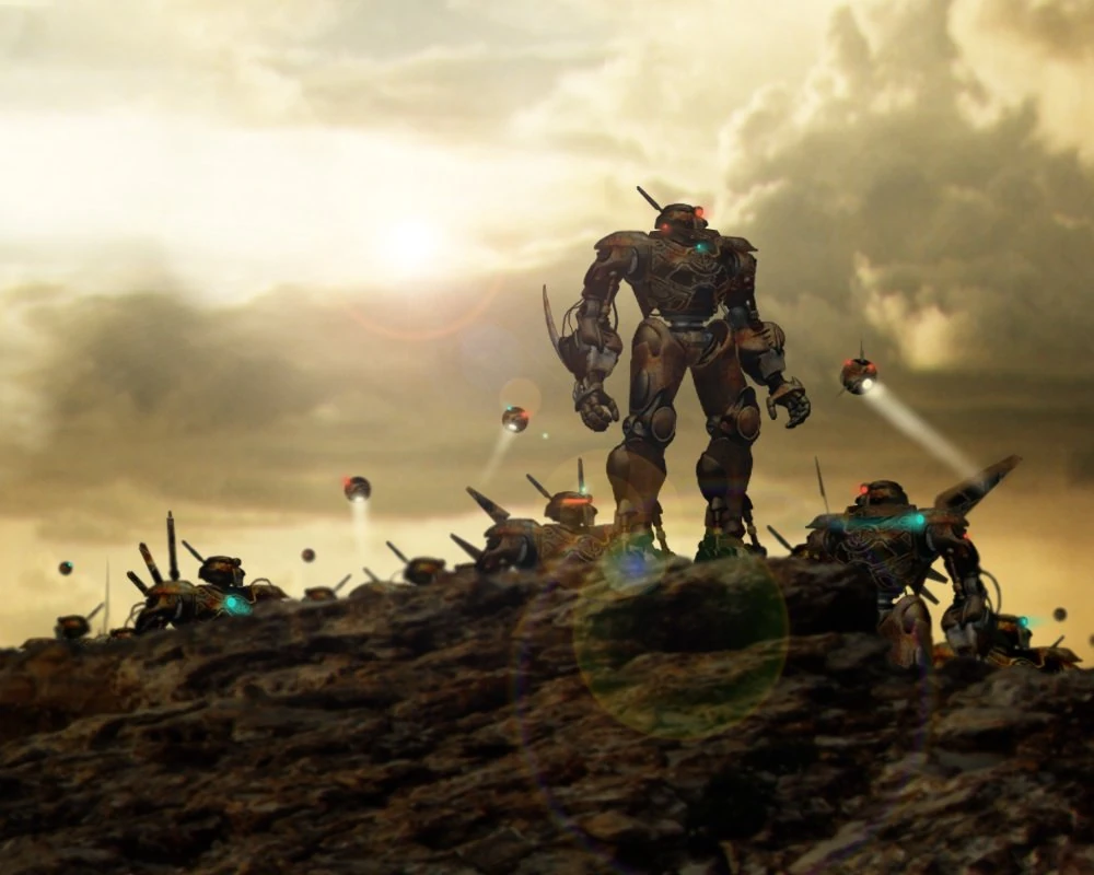 Fallout Tactics robots and computers concept art - The Fallout wiki ...