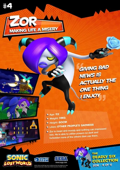 Zor (Sonic) - Villains Wiki - villains, bad guys, comic books, anime