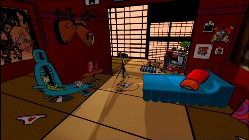 Image - Extra Content Phase 2 Noodle Room.jpg - Gorillaz Wiki